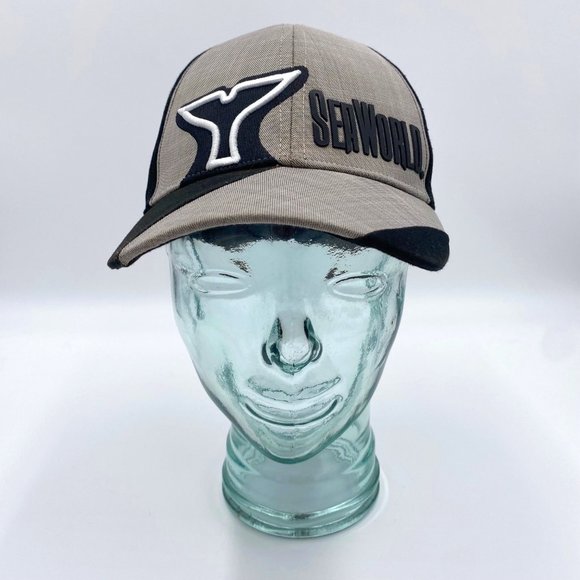 Seaworld | Accessories | Seaworld Embroidered Shamu Whale Tail Hat Cap ...